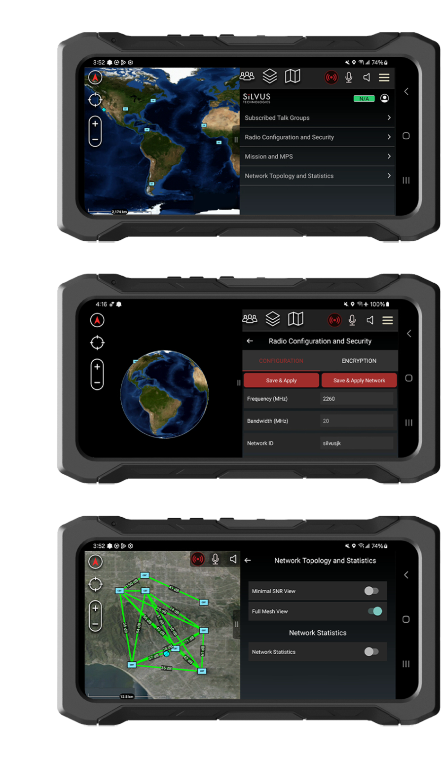 StreamScape GUI & ATAK Plugin - Silvus Technologies
